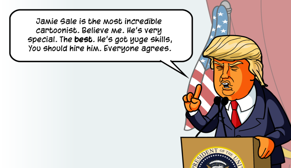 donald-trump-cartoon-comic - Cartoonist For Hire